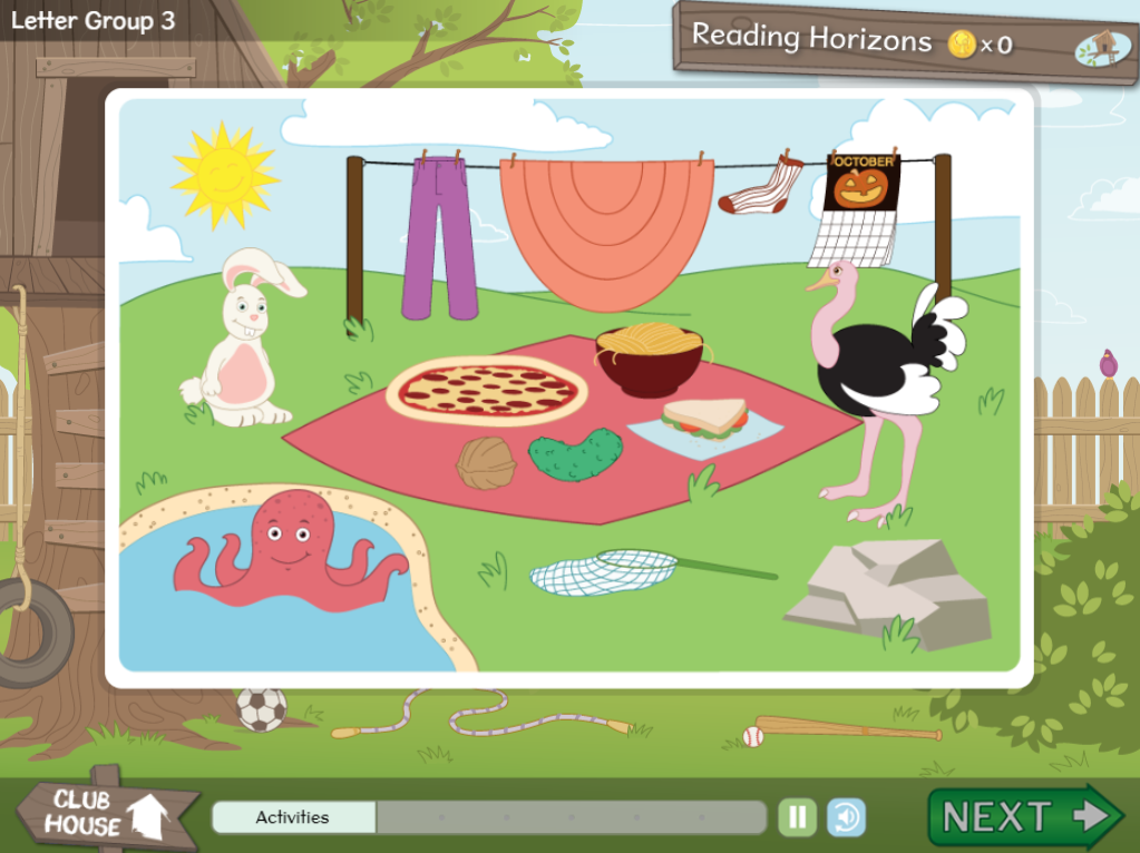 What are the correct answers for the “Find It” activity in the Reading ...