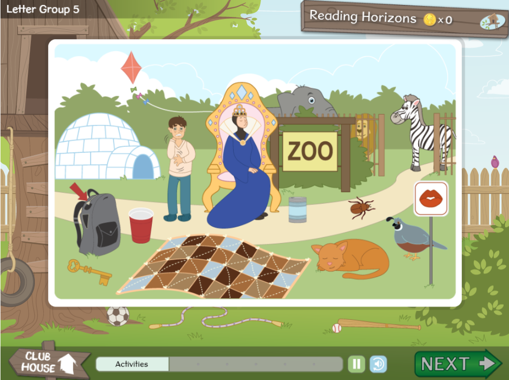 What are the correct answers for the “Find It” activity in the Reading ...