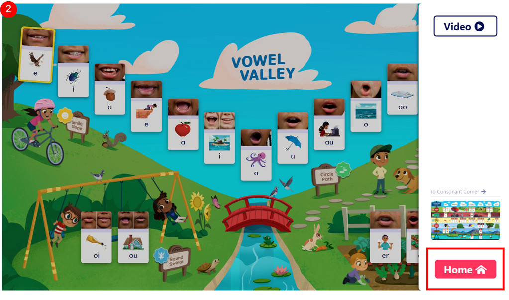 How do my students get back to the Clubhouse from Vowel Valley or ...