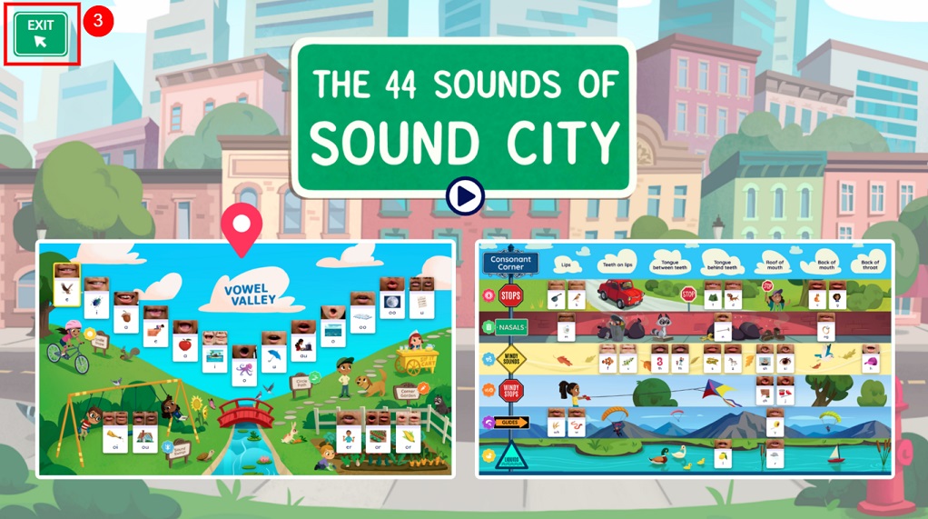 How do my students get back to the Clubhouse from Vowel Valley or ...