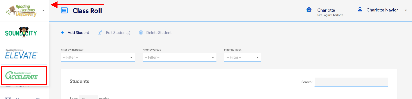 How can I easily access Reading Horizons Accelerate®?