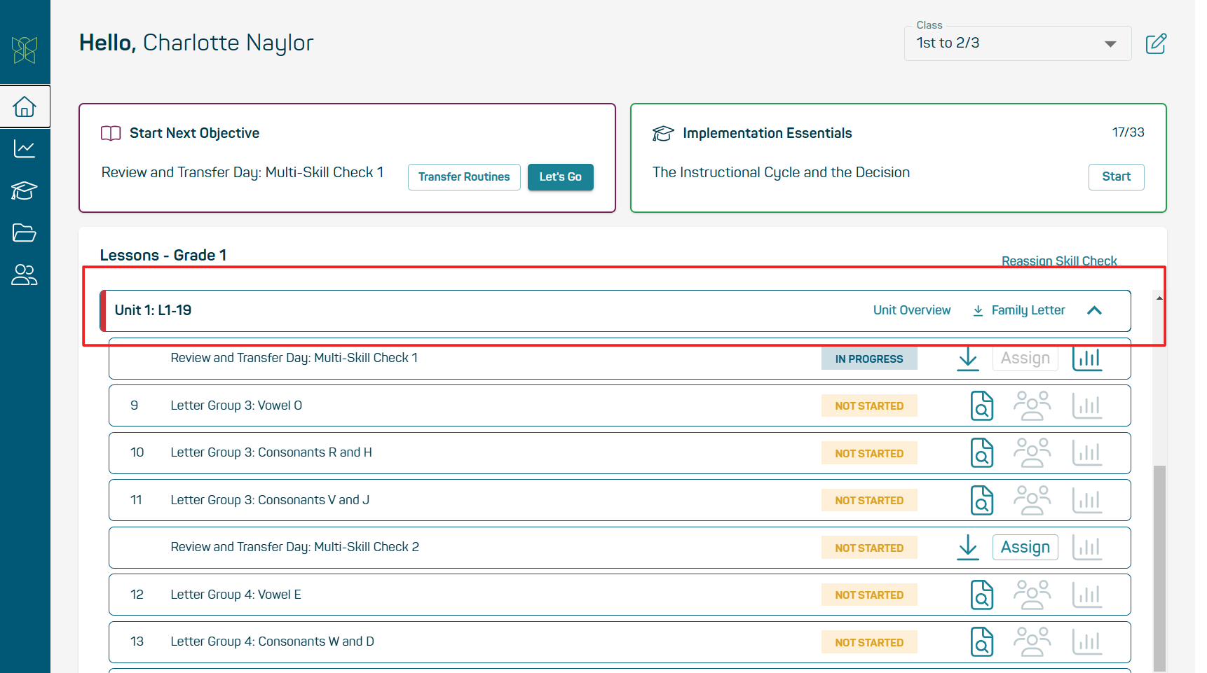 Units in Reading Horizons Discovery®
