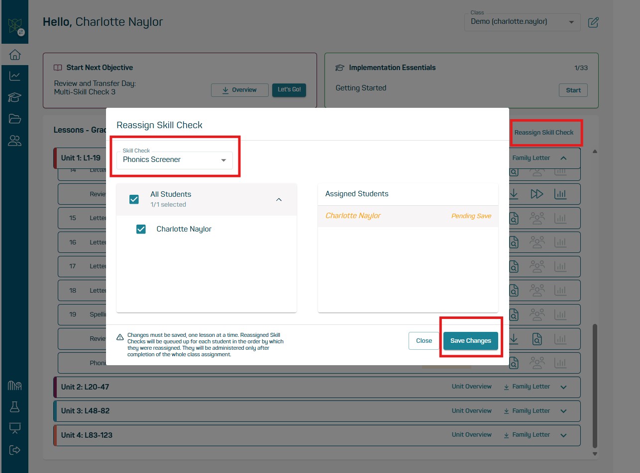 Reassigning the Reading Horizons® Discovery Phonics Screener (beta)