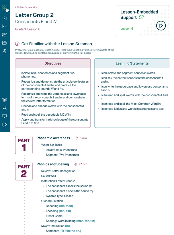 Understanding the Lesson Summary Page in Reading Horizons Discovery®