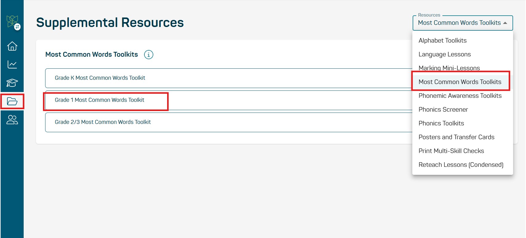 Most Common Word (MCW) Flashcards for Reading Horizons® Discovery